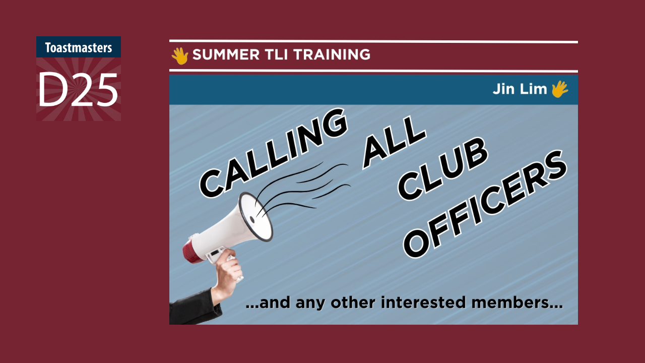 Here We Grow – D25 2024 Summer TLI Training – District 25 Toastmasters