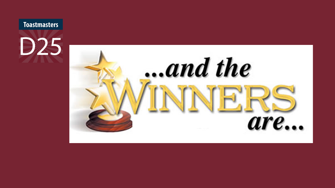 Table Topics Speech Contest – District 25 Toastmasters