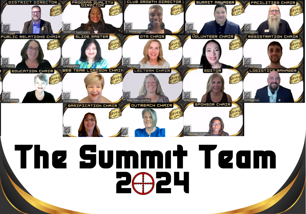 Summit 2025 Committee – District 25 Toastmasters